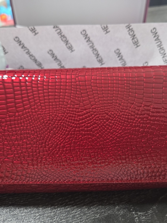 henghuang | Bags | Nwt Red Crocembossed Womens Wallet | Poshmark